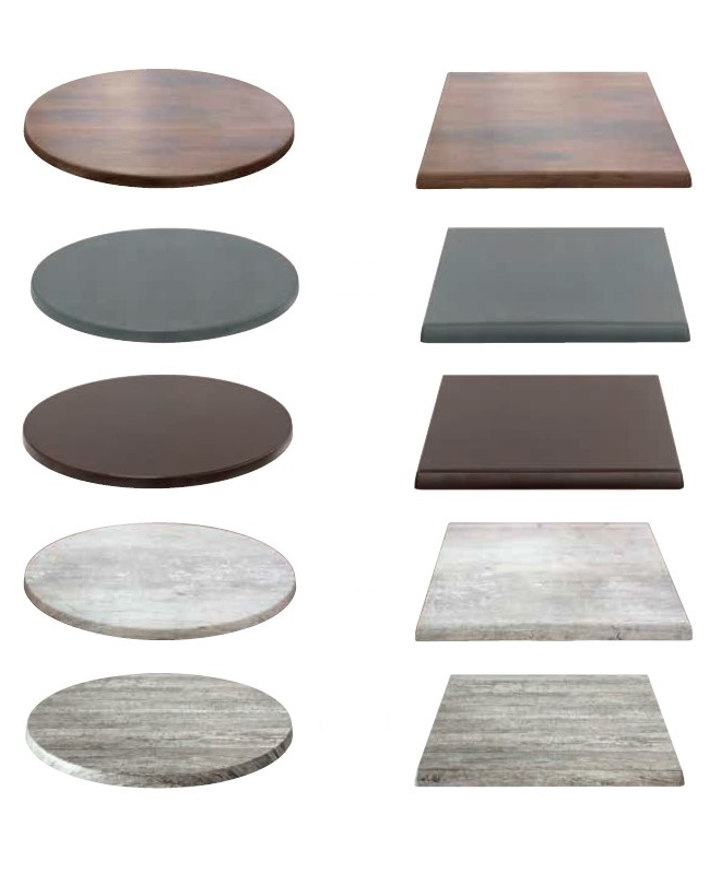 M3190 Plateau de table Stratifié moulé | Carré/Rond - Le Mobilier du Pro