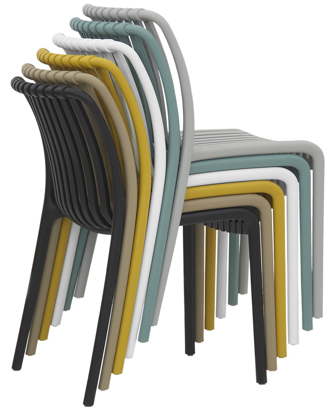 M3258 Chaise Empilable en Polypropylène - Le Mobilier du Pro